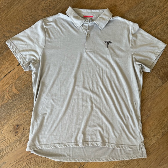 Tesla | Shirts | Nwot Mens Tesla Employee Issued Stretch Cotton Polo ...